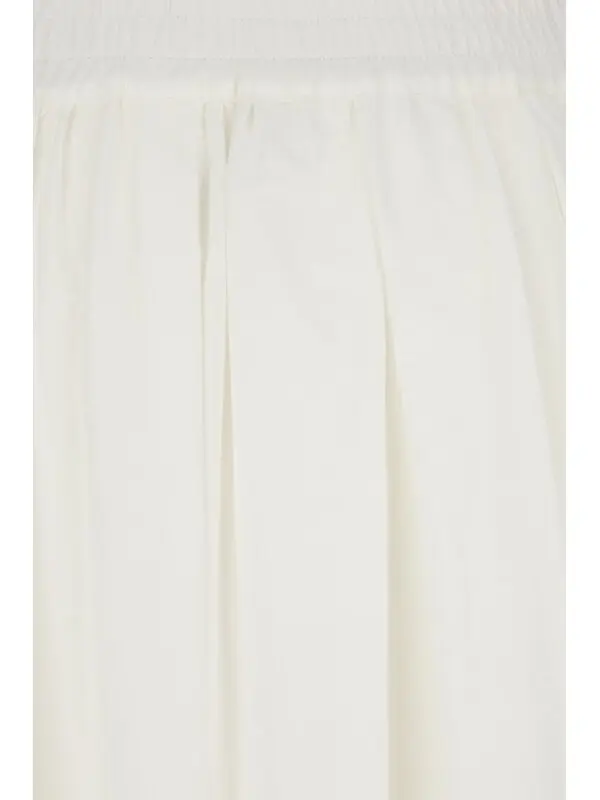 Max Mara Midi Skirt With Puffy Hem - Ivory