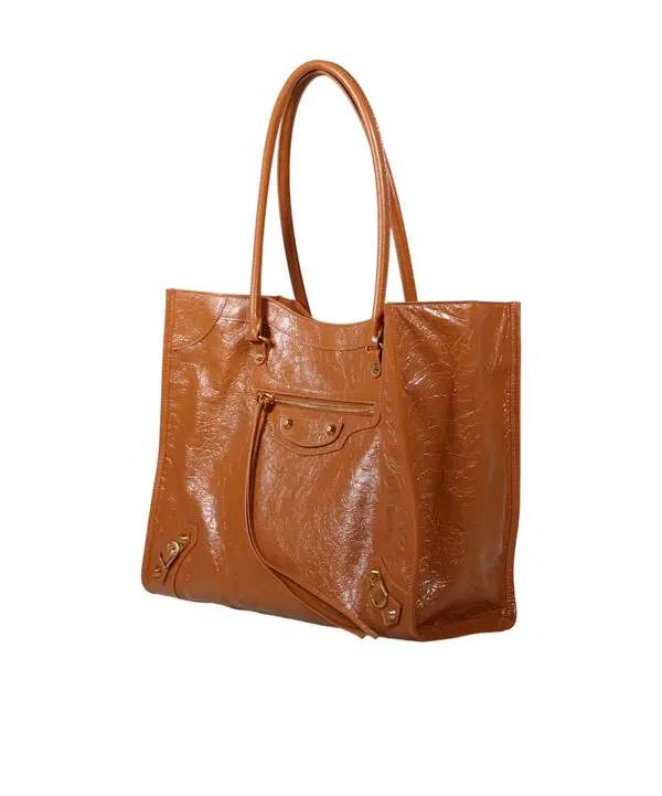 Balenciaga Le City Medium Tote Bag - Camel