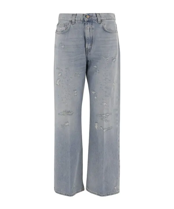 HAIKURE Winny Distressed Straight-leg Jeans