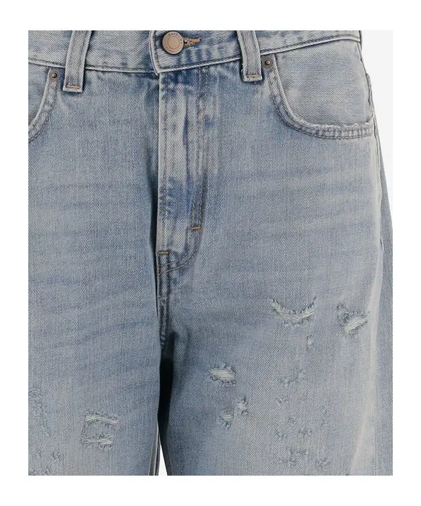 HAIKURE Winny Distressed Straight-leg Jeans