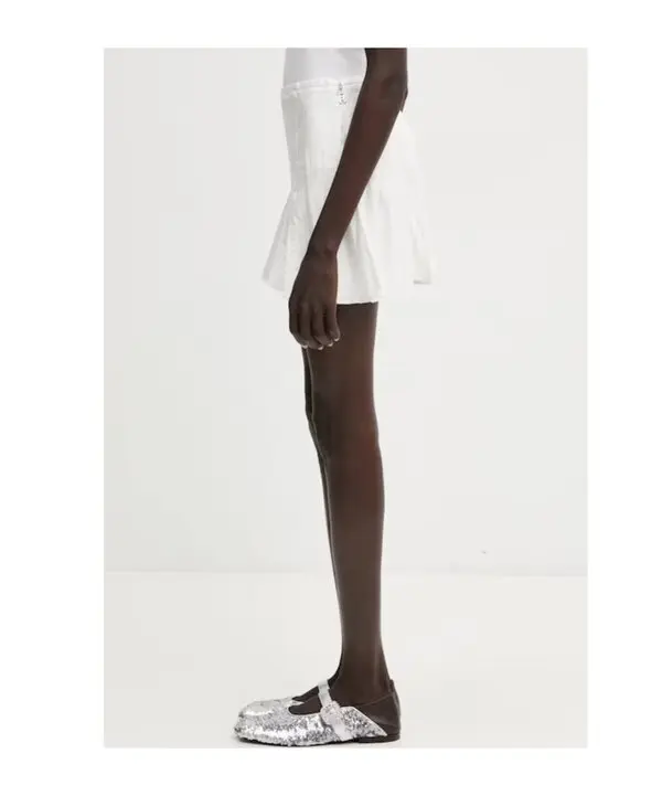 ROTATE BY BIRGER CHRISTENSEN Striped Flared Shorts