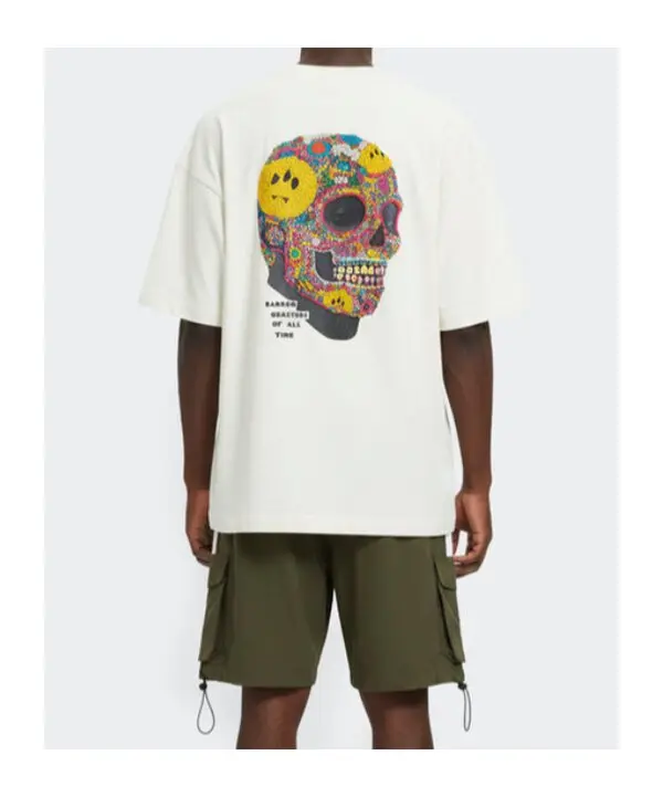 BARROW Skull Print Jersey T-shirt