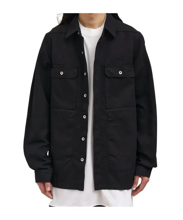 Rick Owens Relaxed Overshirt Jacket - Black