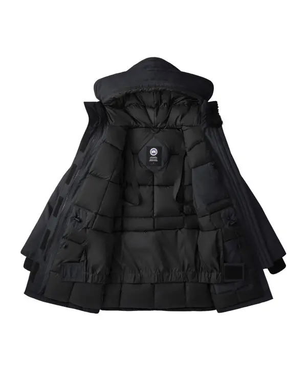 Canada Goose Expedition Parka Down Jacket With Fur Collar - Dark Blue
