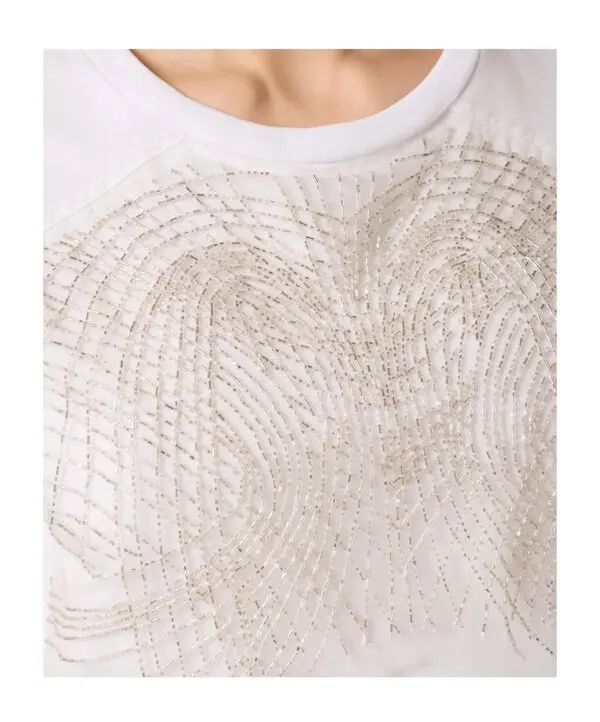 Elisabetta Franchi Embellished Crewneck T-shirt