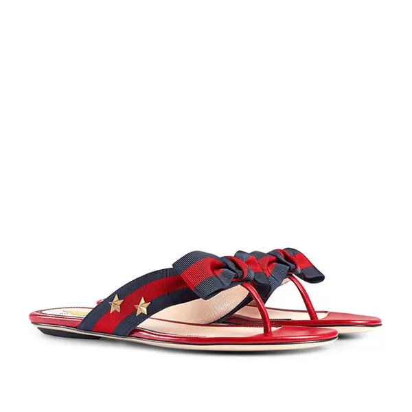 Gucci Logo Flip-flops