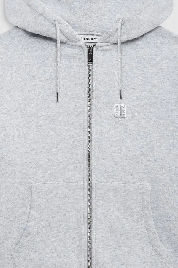 ANINE BING Casper Zip-up Hoodie