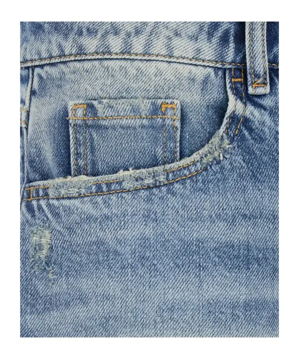 ICON DENIM LOS ANGELES Umi High-rise Denim Shorts