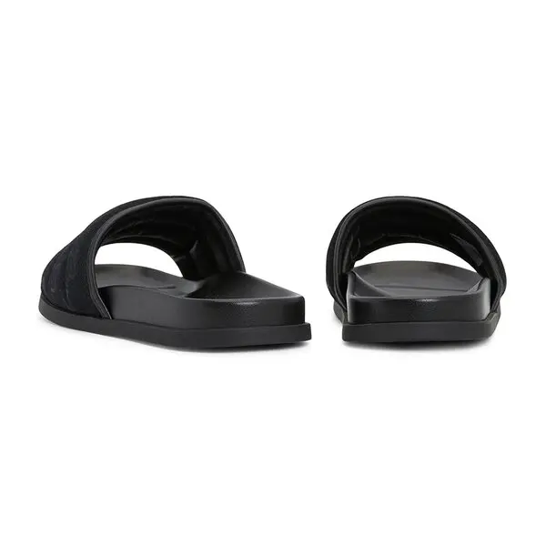 Gucci Padded Gg Sandals - Black