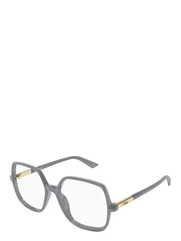 Chloé Eyewear Square Frame Glasses - Grey