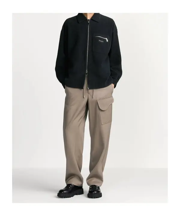 Dior Cd Couture Zipped Overshirt - Navy Blue