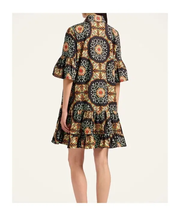 La DoubleJ Choux Printed Dress - Black
