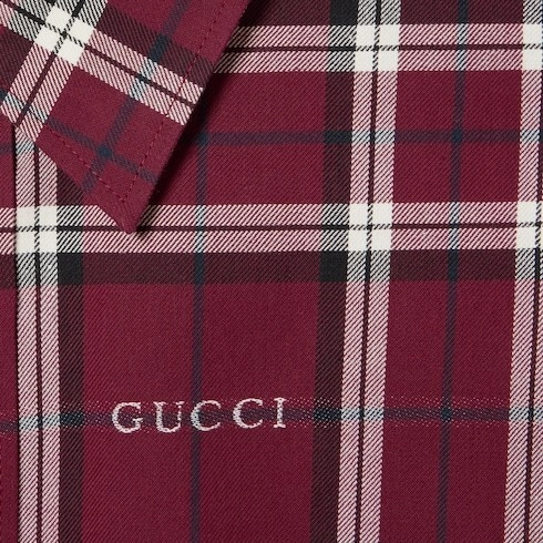 Gucci Tartan Jacquard Shirt