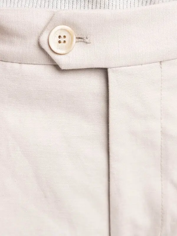 Brunello Cucinelli Pleated Turn-up Trousers - Pink