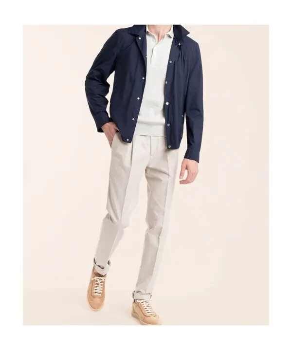 Brunello Cucinelli Pleated Turn-up Trousers - Pink