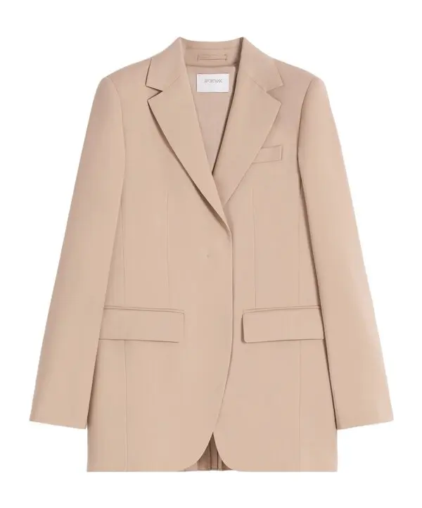 Sportmax Mela Pleated Detail Blazer