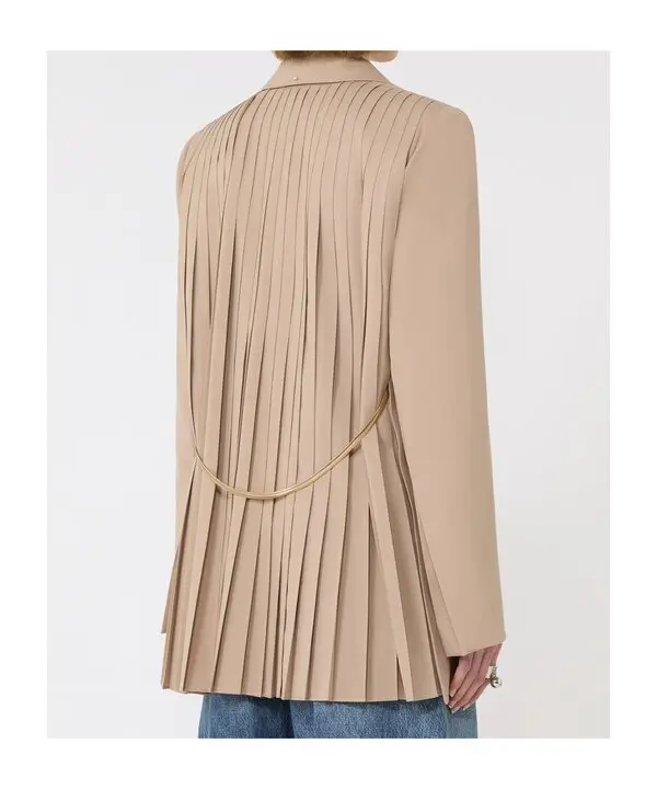 Sportmax Mela Pleated Detail Blazer