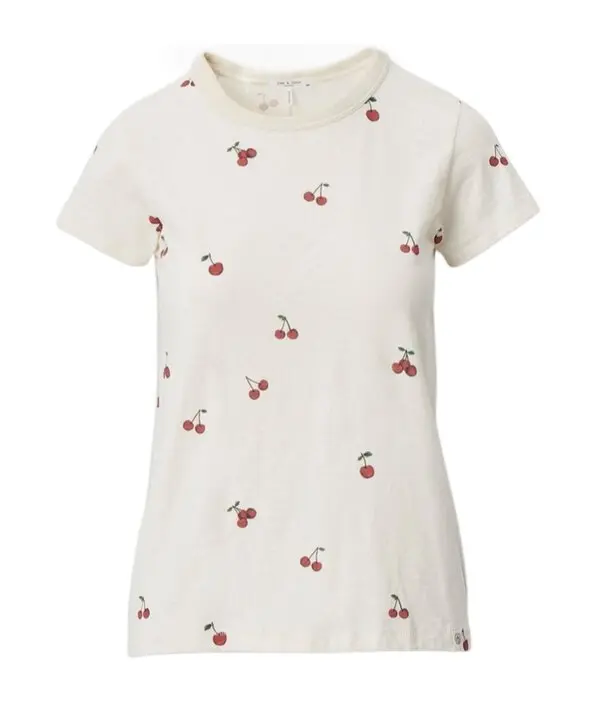 Rag & Bone Cherry Graphic T-shirt - White