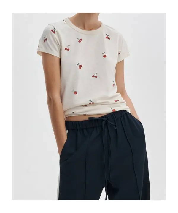 Rag & Bone Cherry Graphic T-shirt - White