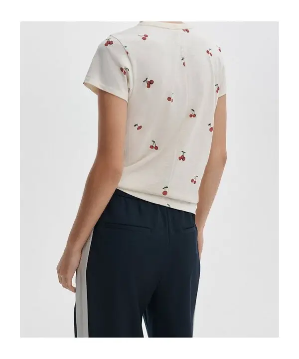 Rag & Bone Cherry Graphic T-shirt - White
