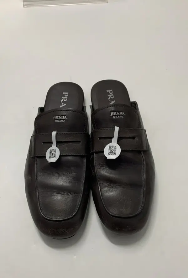 Prada Logo-detailed Slip-on Mules