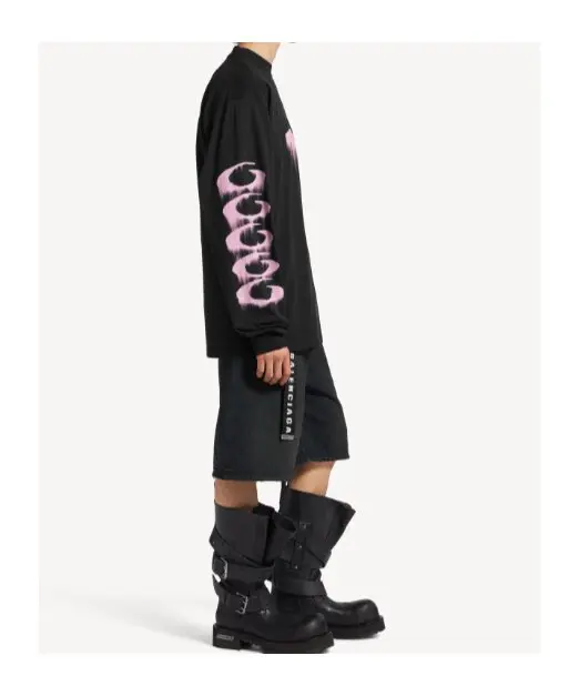 Balenciaga Wet Brush Medium-fit Long-sleeved T-shirt