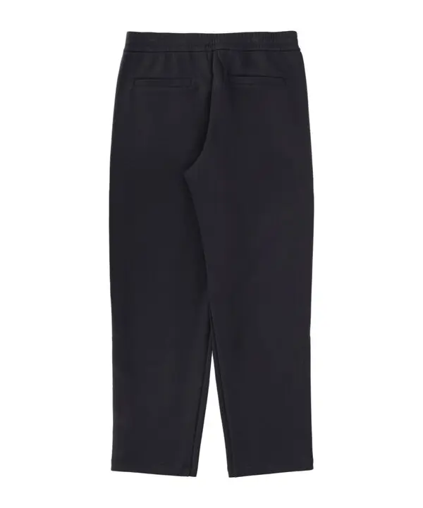 Emporio Armani Pleat Detailed Straight Cut Pants - Blue