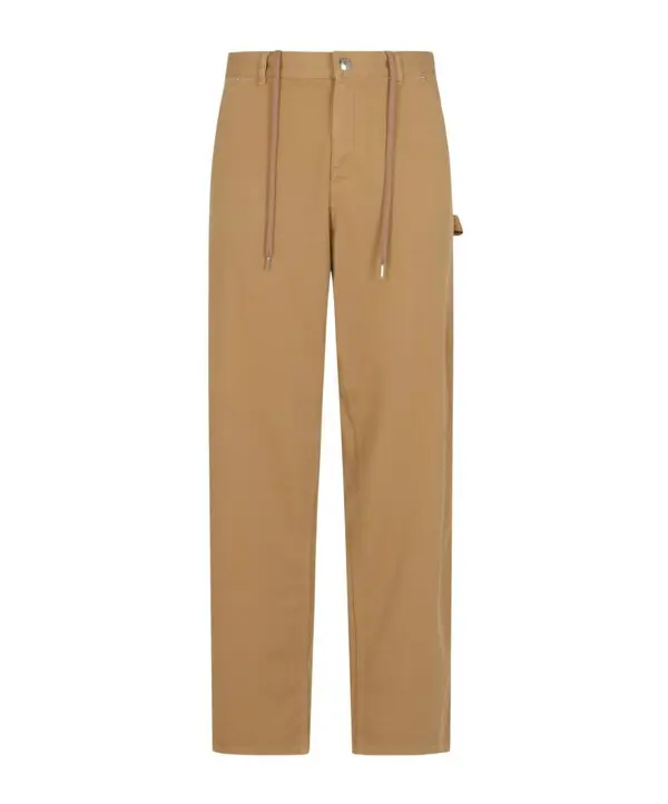 Moncler Gabardine Cargo Trousers - Camel