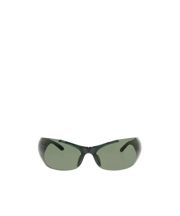 Balenciaga Afterhour Oval-frame Sunglasses - Gray