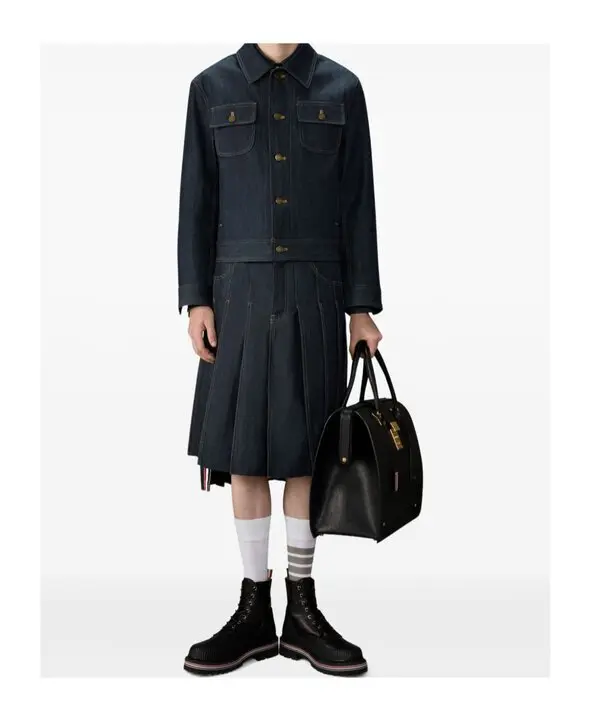 Thom Browne Selvedge Denim Utility Jacket