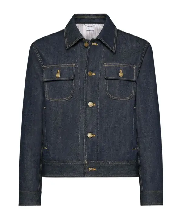 Thom Browne Selvedge Denim Utility Jacket - No