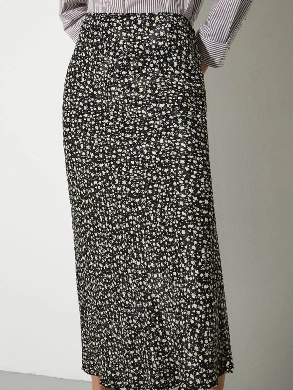 MAXCO. Max&co. Floral Jacquard Midi Skirt
