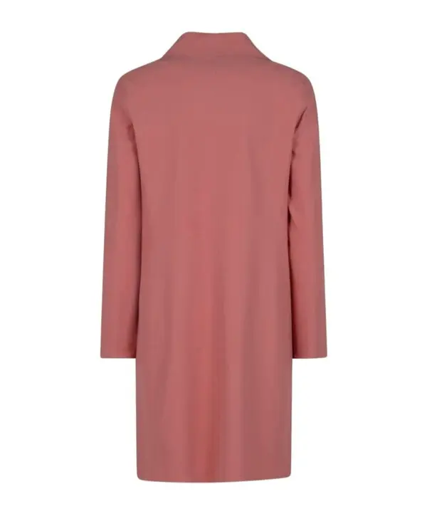 Herno Single-breasted Long-sleeved Coat - Pink