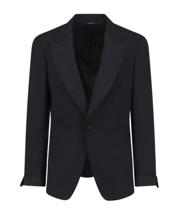TOM FORD Single Breasted Blazer - Black