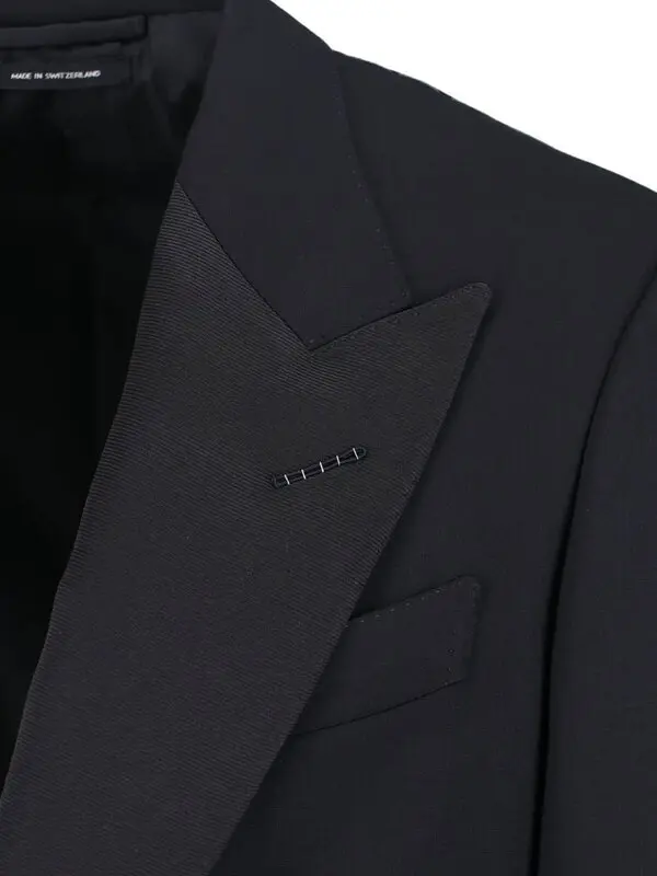 TOM FORD Single Breasted Blazer - Black