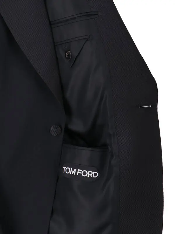 TOM FORD Single Breasted Blazer - Black