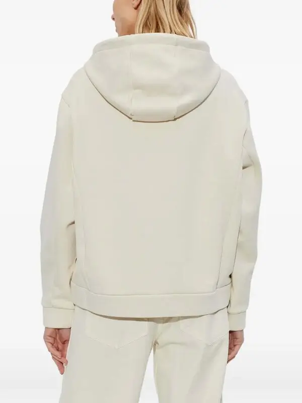 Moncler Drawstring Hooded Full Zip Hoodie