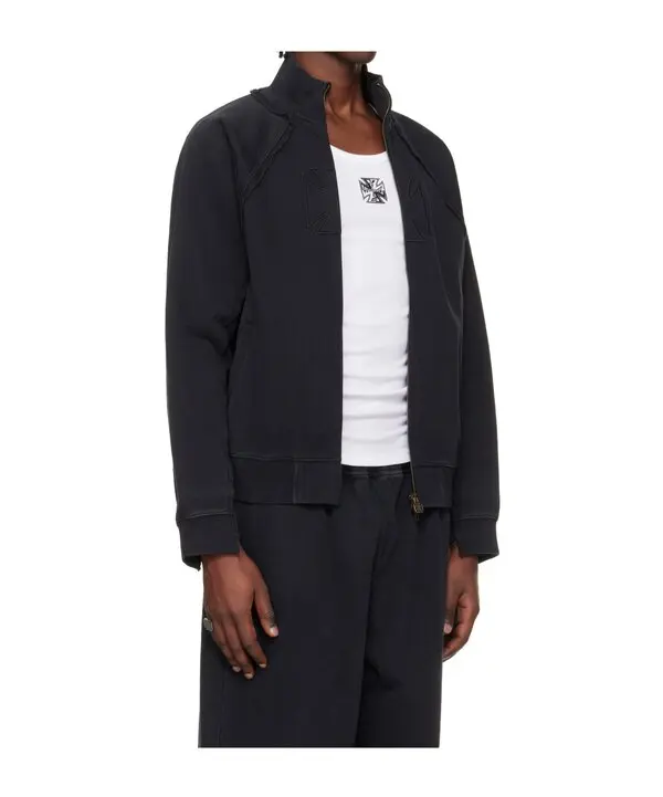 Vetements Long-sleeved Zip-up Cardigan