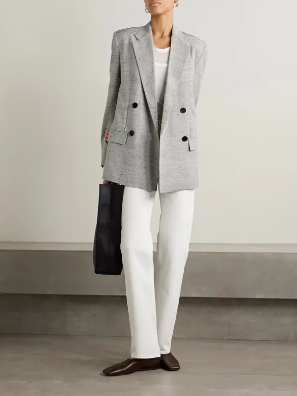 Proenza Schouler Hadley Double-breasted Suit Jacket