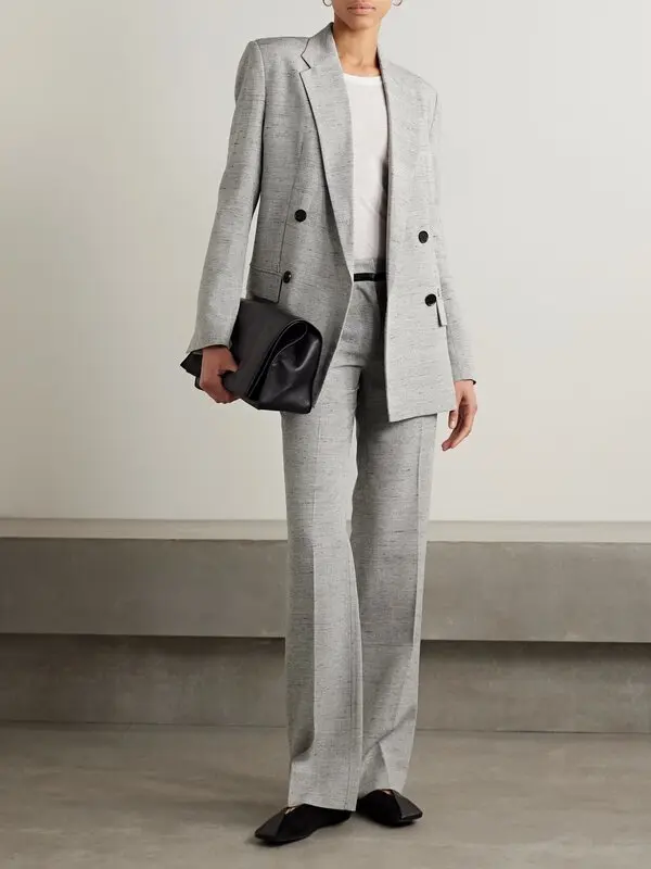 Proenza Schouler Hadley Double-breasted Suit Jacket