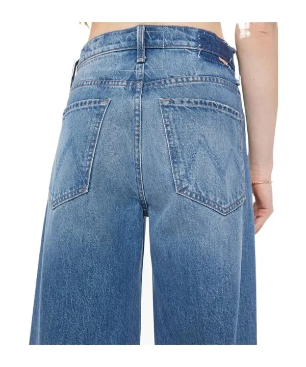 MOTHER The Ditcher Roller Zip Sneak Wide-leg Jeans