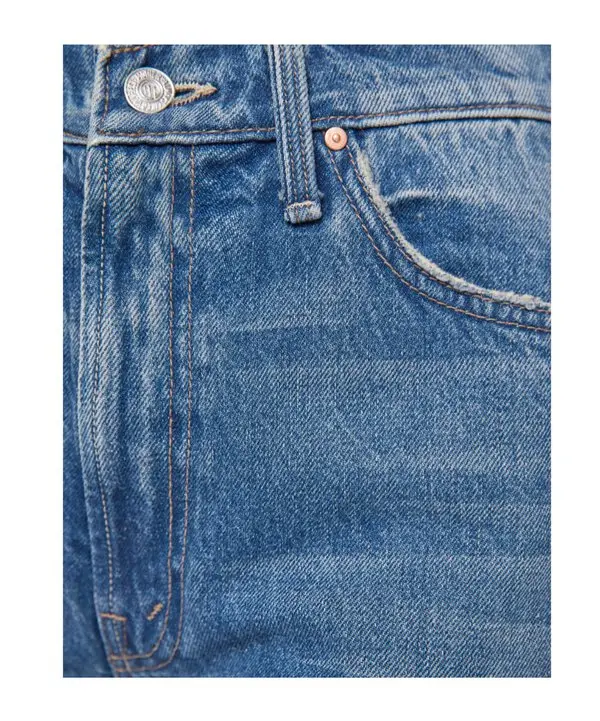 MOTHER The Ditcher Roller Zip Sneak Wide-leg Jeans