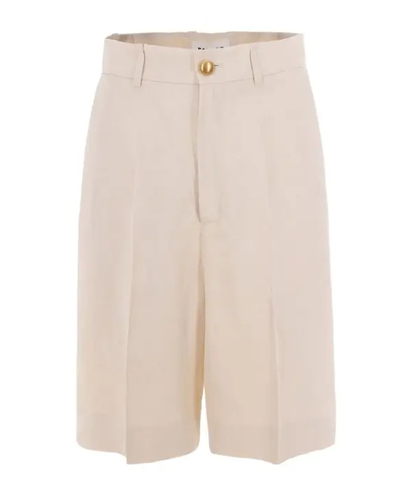 P.a.r.o.s.h Golden Button Shorts - Nude