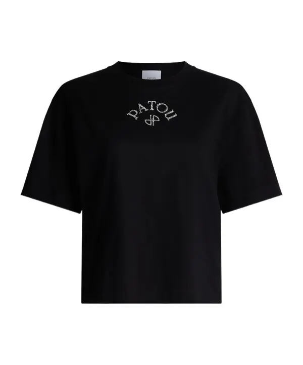 PATOU Logo Embroidered T-shirt