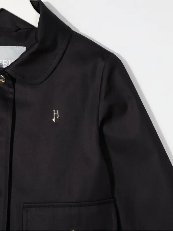 Herno Logo Plaque Long Sleeve Jacket