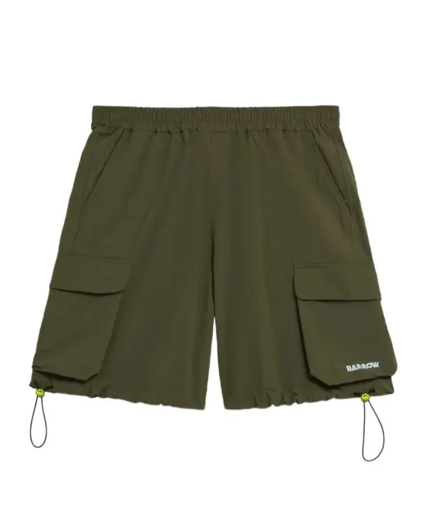 BARROW Gabardine Cargo Shorts - Green