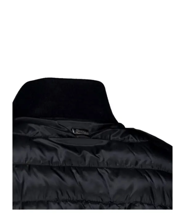Herno Zip-up Quilted Padded Jacket - Black