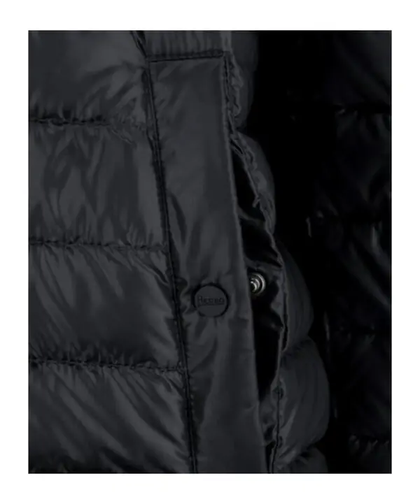 Herno Zip-up Quilted Padded Jacket - Black