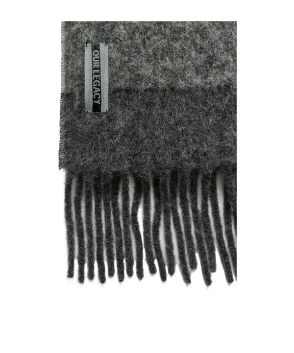 Our Legacy Fuzzy Striped Scarf