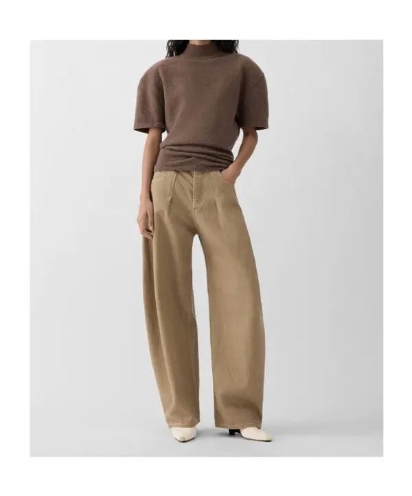 Jacquemus Ovalo De-nîmes Relaxed Fit Jeans - Light Brown